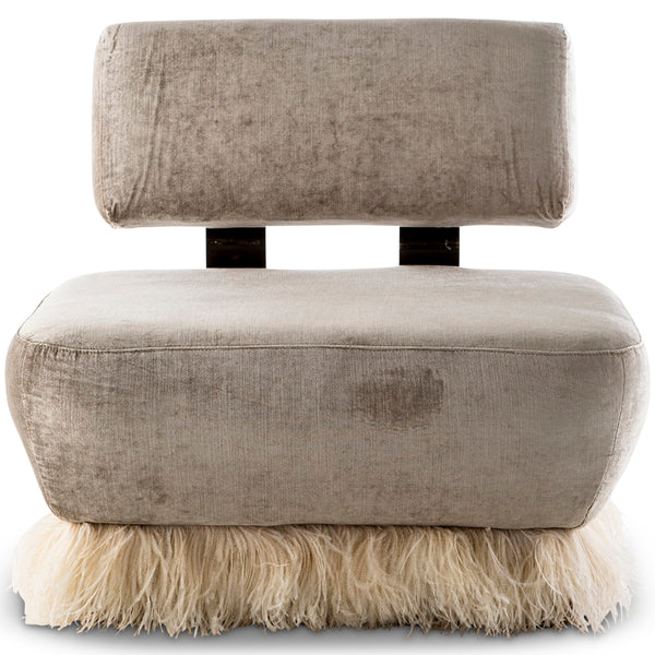 Ostrich Fluff Lounge Chair - Egg Designs